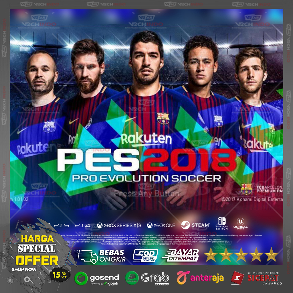 Jual PES 2018 - eFootball 2018 - Game for PC / Laptop | Shopee Indonesia
