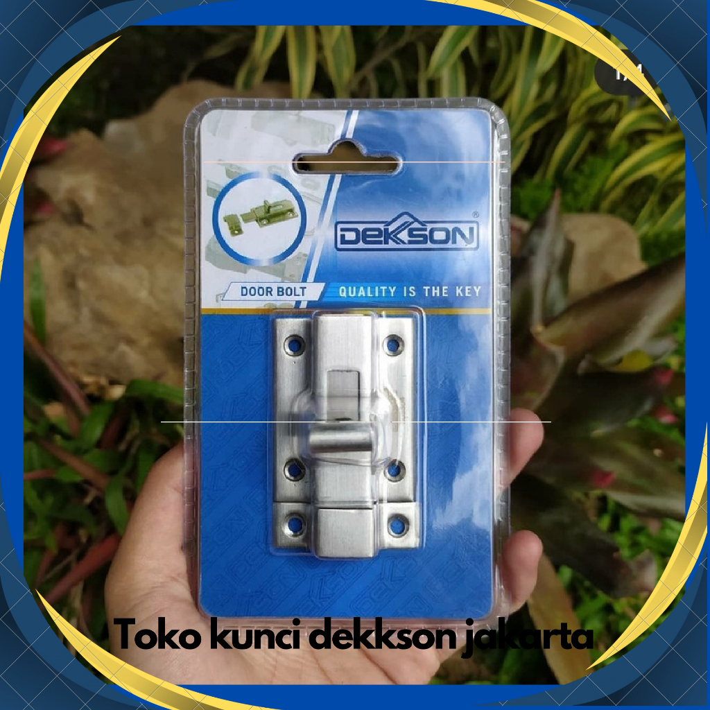 Jual Terbaik DOOR BOLT DEKKSON DB D02 2" SSS Grendel Slot Pintu SS 2 ...