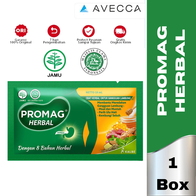 Jual PROMAG HERBAL 6 SACHET @10ML / Obat Maag / Kembung | Shopee Indonesia