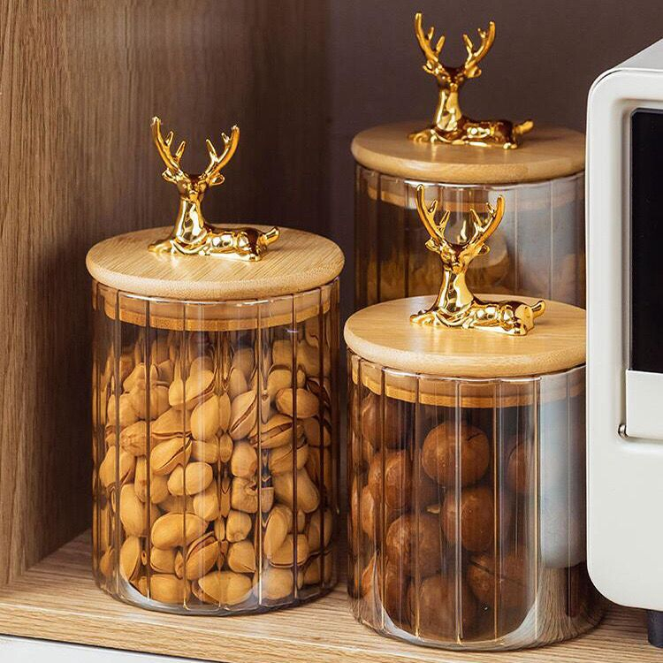 Jual [MS] Toples Kue Kaca / Toples Lebaran / Jar Toples / Candy Jar ...