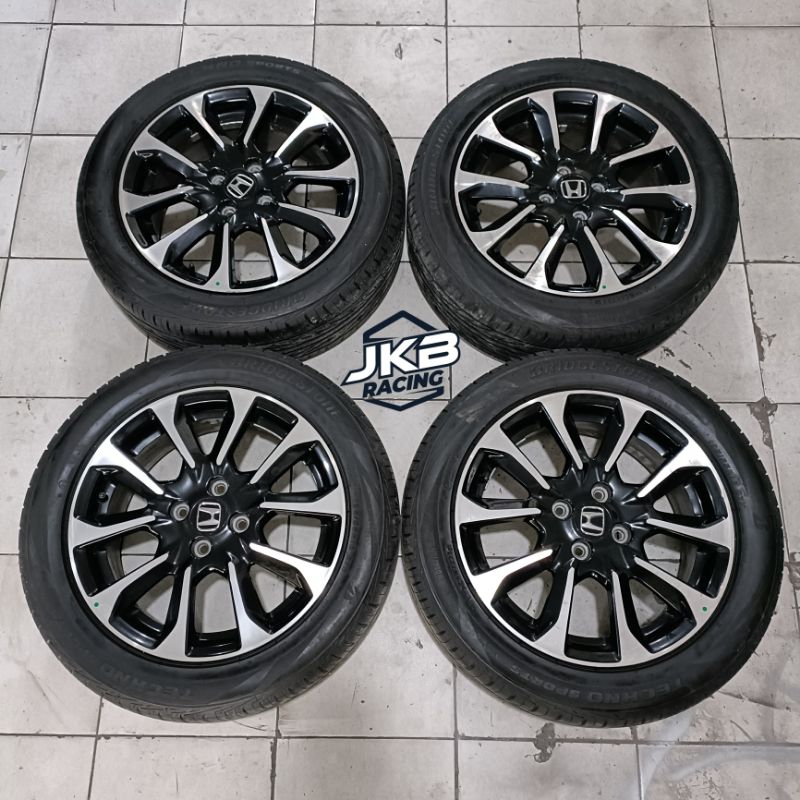 Jual Velg Mobil Second OEM JAZZ RS GK5 RING 16X6 HOLE 4X100 + BAN 195 55 R16 | Shopee Indonesia