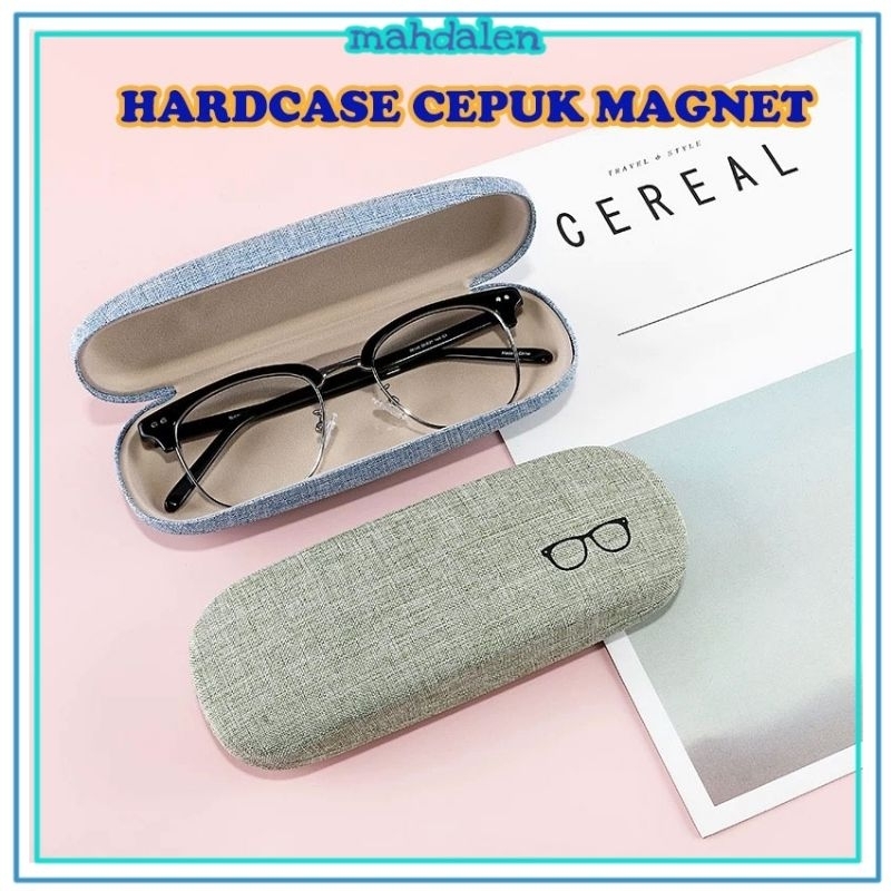 Jual TEMPAT KACAMATA HARDCASE CEPUK MAGNET SOFTCOLOR BOX KACAMATA ...