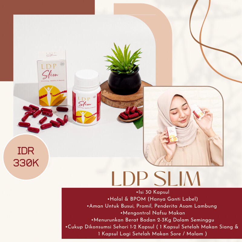 Jual OBAT DIET | LDP SLIM | ISI 30 KAPSUL | Shopee Indonesia