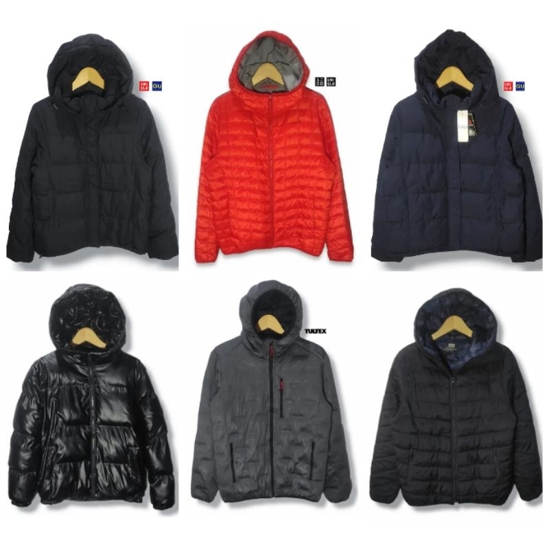 Jual UNIQLO Hooded Puffer warm padded Jacket unisex hangat | Shopee ...