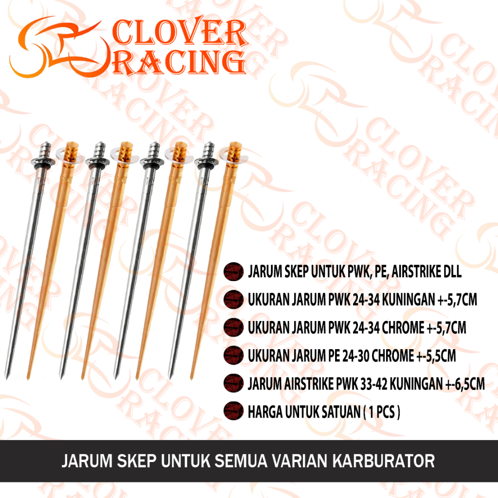 Jual GRATIS ONGKIR JARUM SKEP KARBURATOR PE PWK PWL PWM AIRSTRIKE SEMUA NEEDLE PIN JARUM REPAIR ...