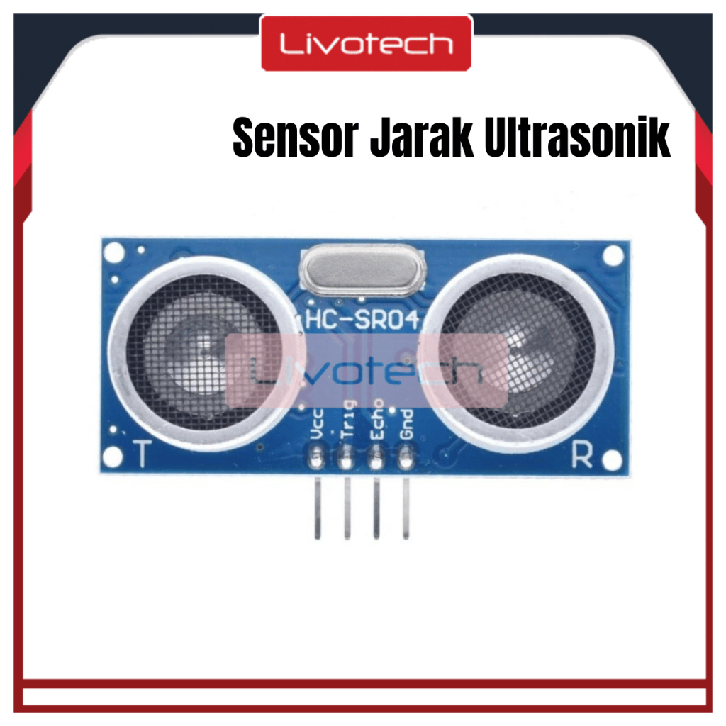 Jual Modul Sensor Jarak Ultrasonic HC-SR04 Pengukur Distance Arduino SR ...