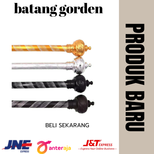 Jual Batang Besi Gorden | Batang Hordeng | Rollet Gorden | Rel Gorden ...