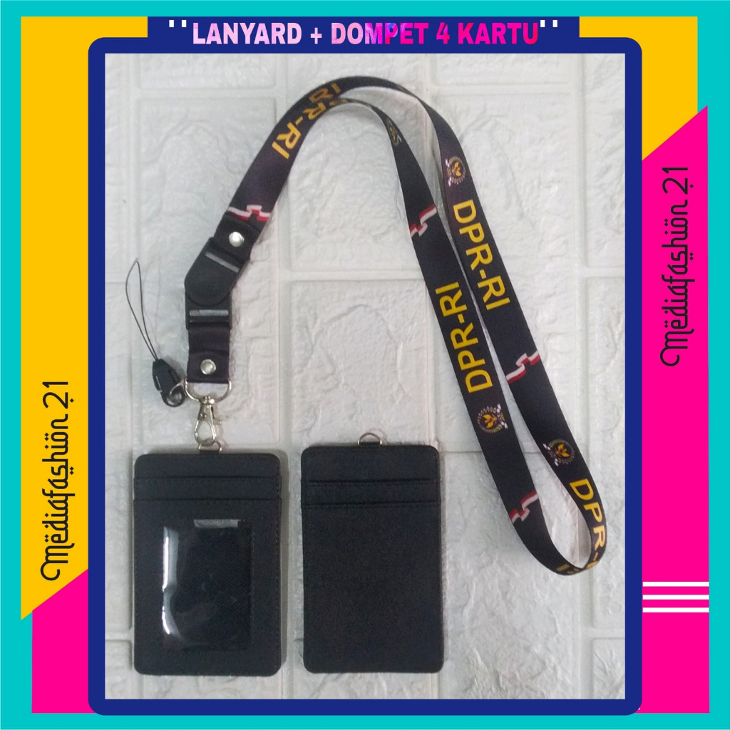 Jual Lanyard Tali Gantungan ID Card DPR RI Free Strap Gantungan HP ...