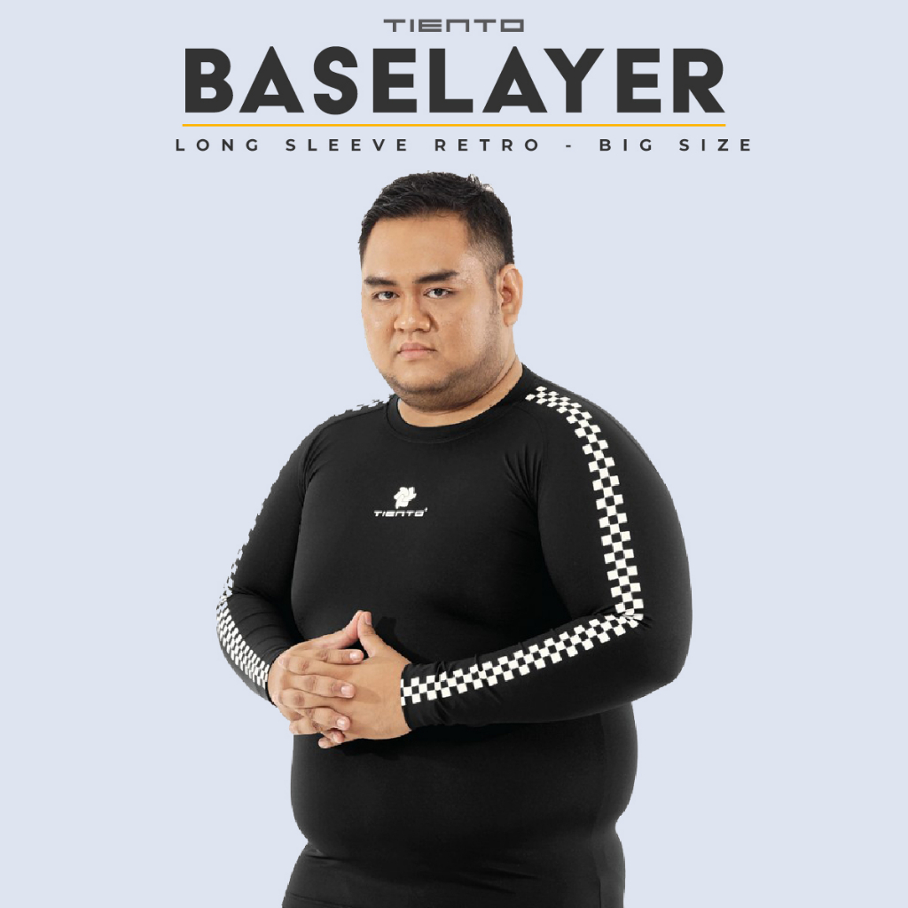 Jual Tiento Baselayer Jumbo Manset Ukuran Besar Rashguard Compression ...
