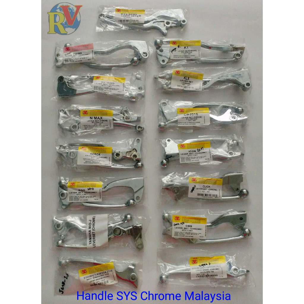 Jual HANDLE REM PEGANGAN GAGANG REM NIKEL MATIC MIO BEAT VARIO AEROX ...