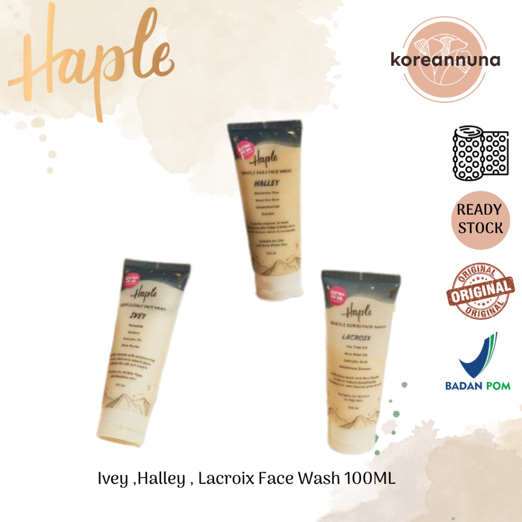 Jual HAPLE Face Wash 120ML | Shopee Indonesia