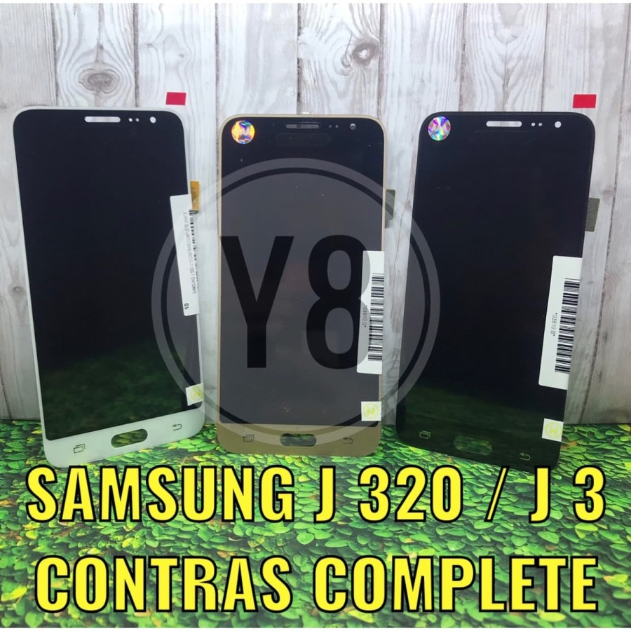 Jual LCD SAMSUNG J320 - J3 CONTRAS COMPLETE | Shopee Indonesia