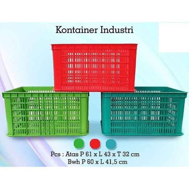 Jual Keranjang Industri / Kontainer Industri / Keranjang Serbaguna ...