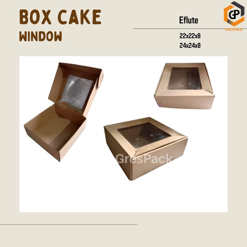 Jual Box Puding Window/Kotak Kue Kaca | Shopee Indonesia