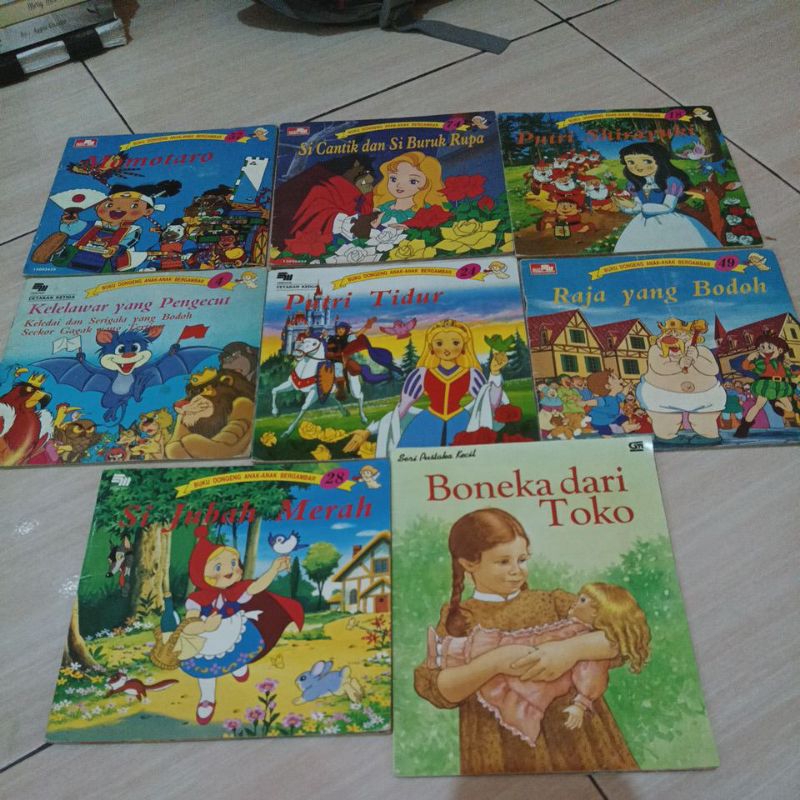 Jual buku seri cerita dongeng anak bergambar dan fabel original ...
