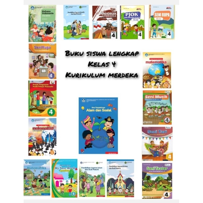Jual BUKU SISWA KELAS 4 SD/MI KURIKULUM MERDEKA | Shopee Indonesia