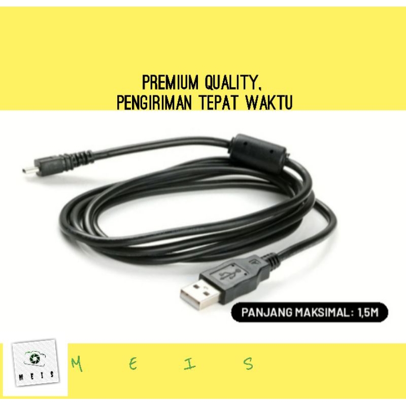 Jual Kabel USB 2.0 Type A to Mini B 5-Pin Data for Canon DSLR / Printer ...