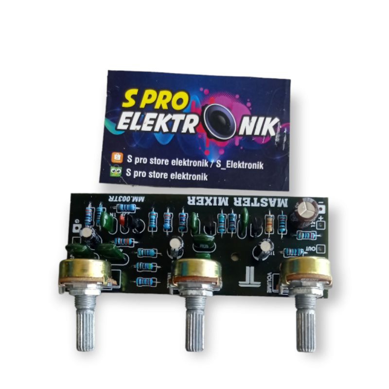 Jual Master Mixer 3 potensio Transistor Tunersys | Shopee Indonesia