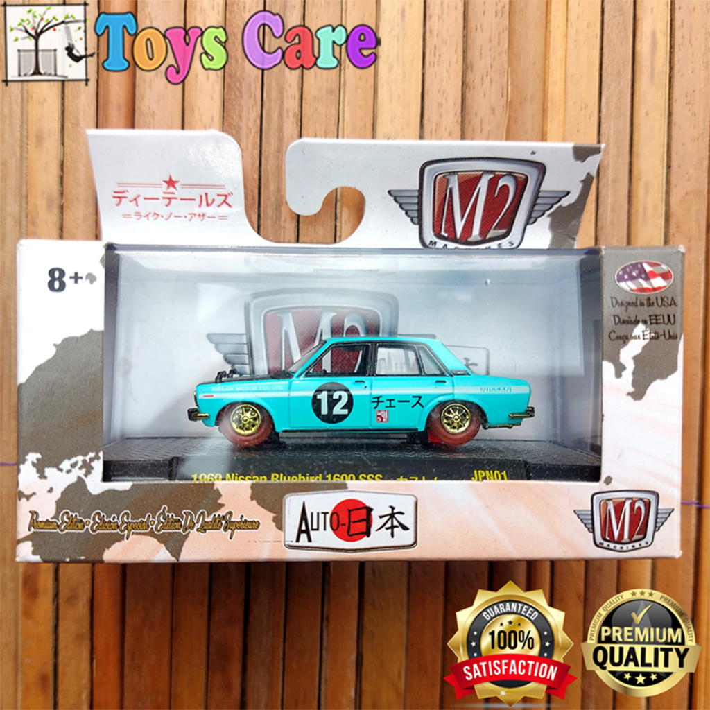 Jual M2 MACHINES AUTO JAPAN 1969 NISSAN BLUEBIRD 1600 SS CHASE CAR ...