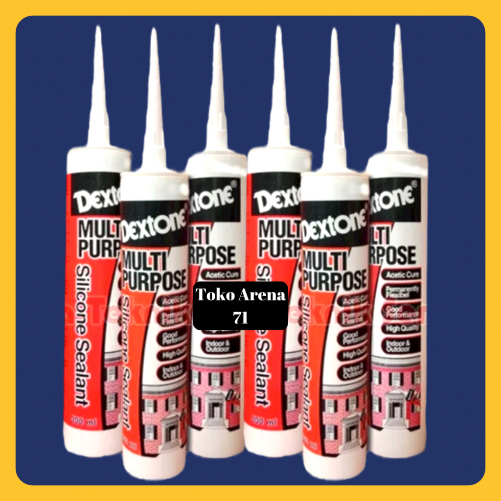 Jual Lem Dextone 300 Ml Sealant Silicone Silicon Kaca Keramik Besi ...