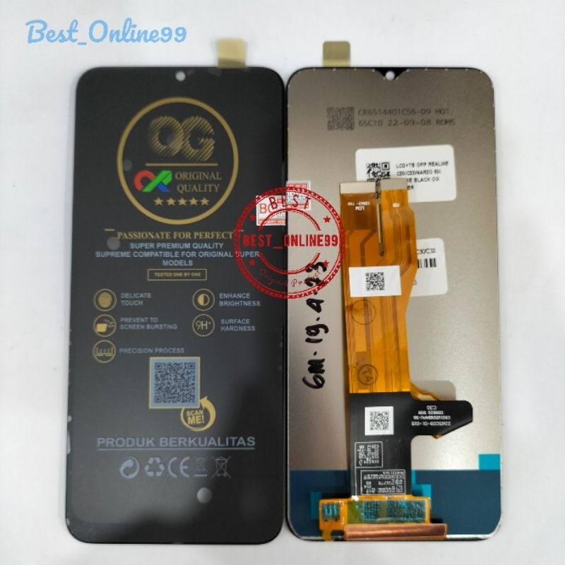 Jual LCD+TOUCHSCREEN REALME C30/C33/NARZO 50I PRIME BLACK | Shopee ...