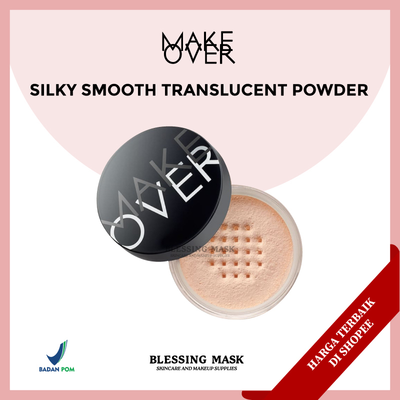 Jual MAKE OVER Silky Smooth Translucent Powder 35g - MakeOver Bedak ...