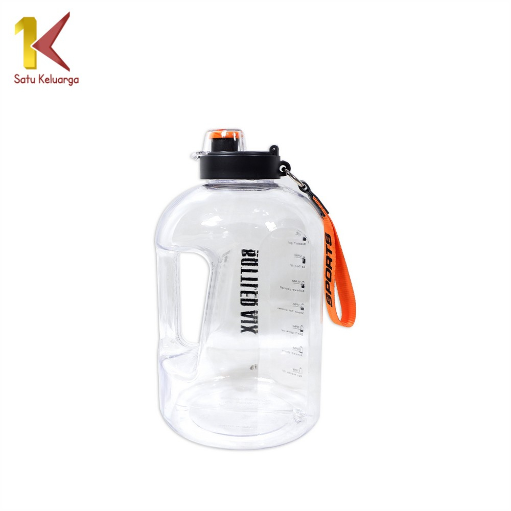 Jual Satu Keluarga Botol Minum Transparan 2200ML C470 Tumblr Botol Gym Bottle BPA FREE / Tempat ...