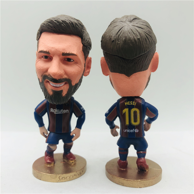 Jual Soccerwe Soccer Action Figure Lionel Messi Barcelona ( Smiling ...