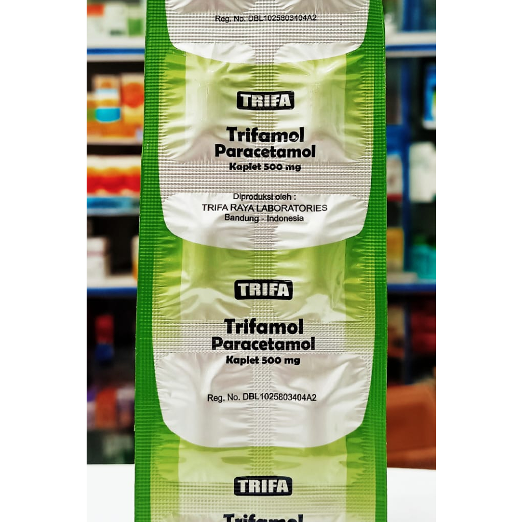 Jual Trifamol 500MG 𝟏 𝐒𝐓𝐑𝐈𝐏 𝐈𝐒𝐈 𝟏𝟎 𝐊𝐀𝐏𝐋𝐄𝐓 - Obat Demam | Shopee Indonesia