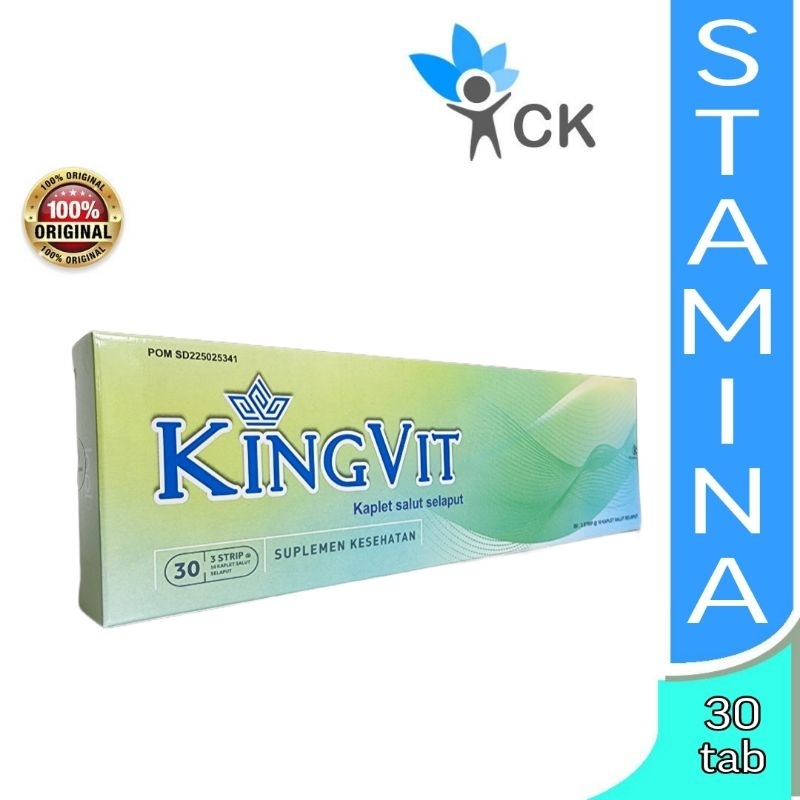 Jual KINGVIT BOX ISI 30 / STRIP ISI 10 - suplemen kesehatan | Shopee ...