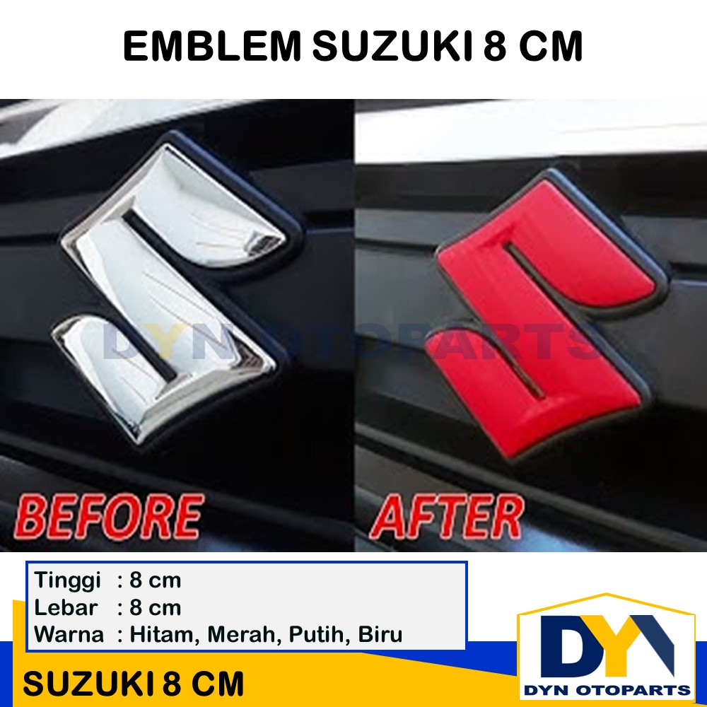 Jual DYN03 - SUZUKI 8 cm, Emblem, Tulisan, Logo Suzuki 8 cm | Shopee ...