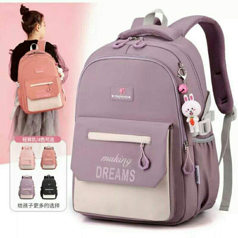 Jual FINISH_Tas Sekolah Anak Perempuan Sd Smp Sma Ransel Kerja ORIGINAL Tas Sekolah Cewek Laki ...