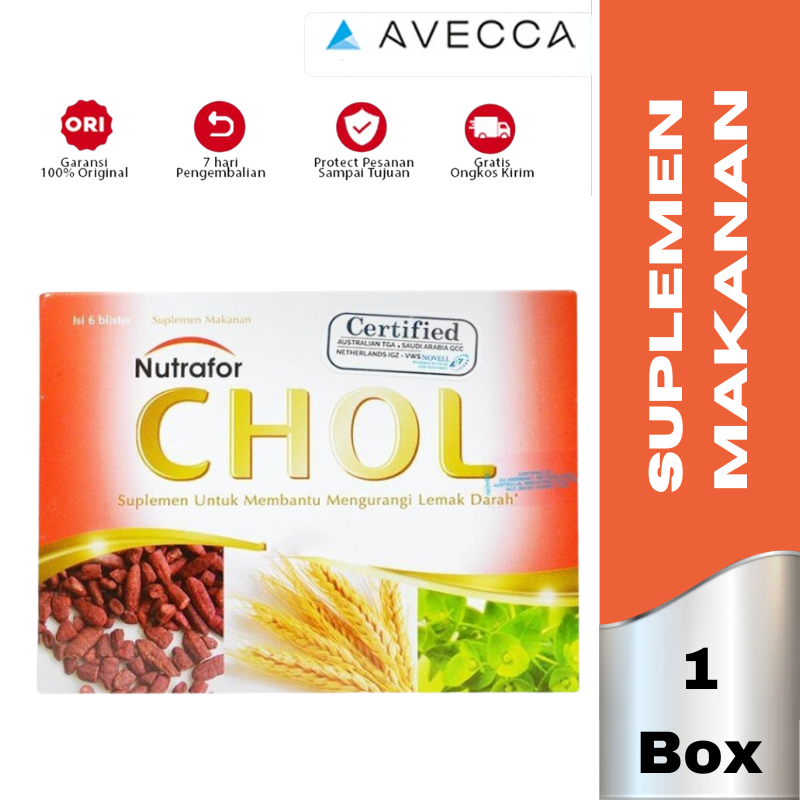 Jual Nutrafor Chol 6 Blister @10 Tablet / Supplement / Menurunkan ...