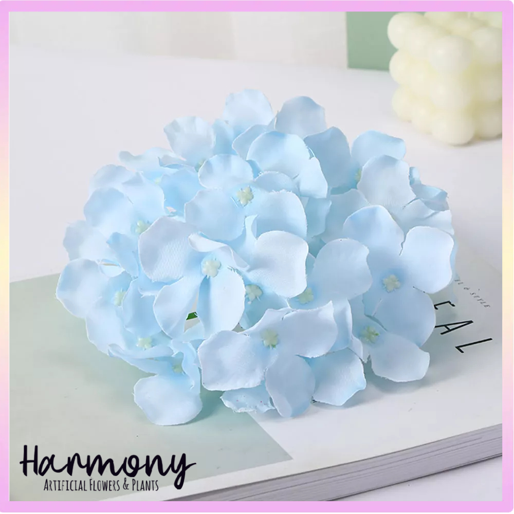 Jual bunga artificial plastik hydrangea dekorasi hiasan cantik ...