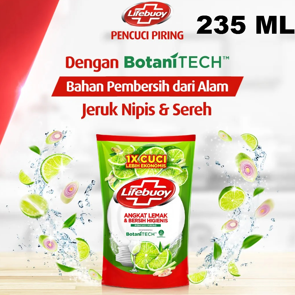 Jual Lifebuoy Sabun Cuci Piring Refill 235 ml | Shopee Indonesia