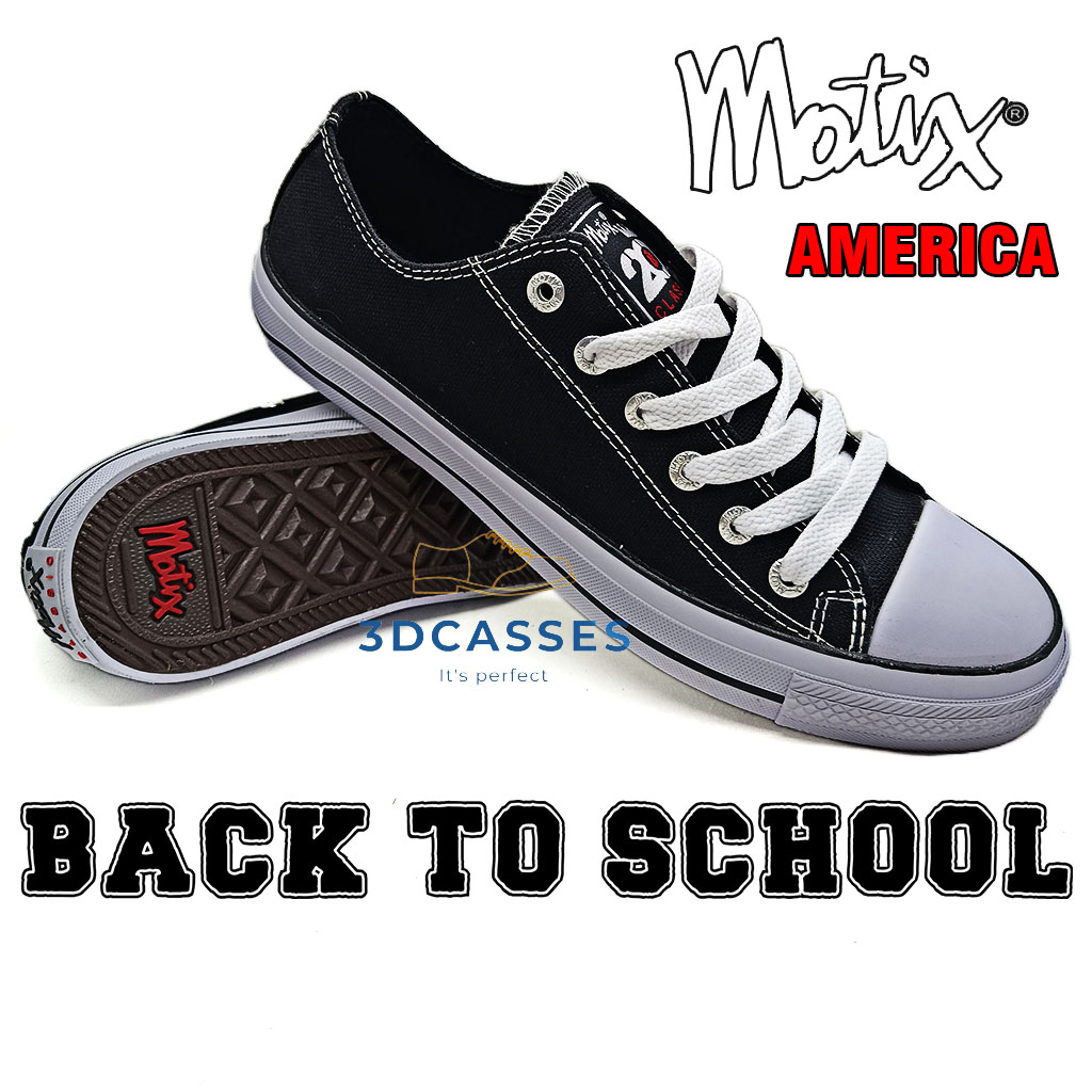 Jual Sepatu Sekolah Motix School Low - Original Sneaker Sekolah Dewasa ...