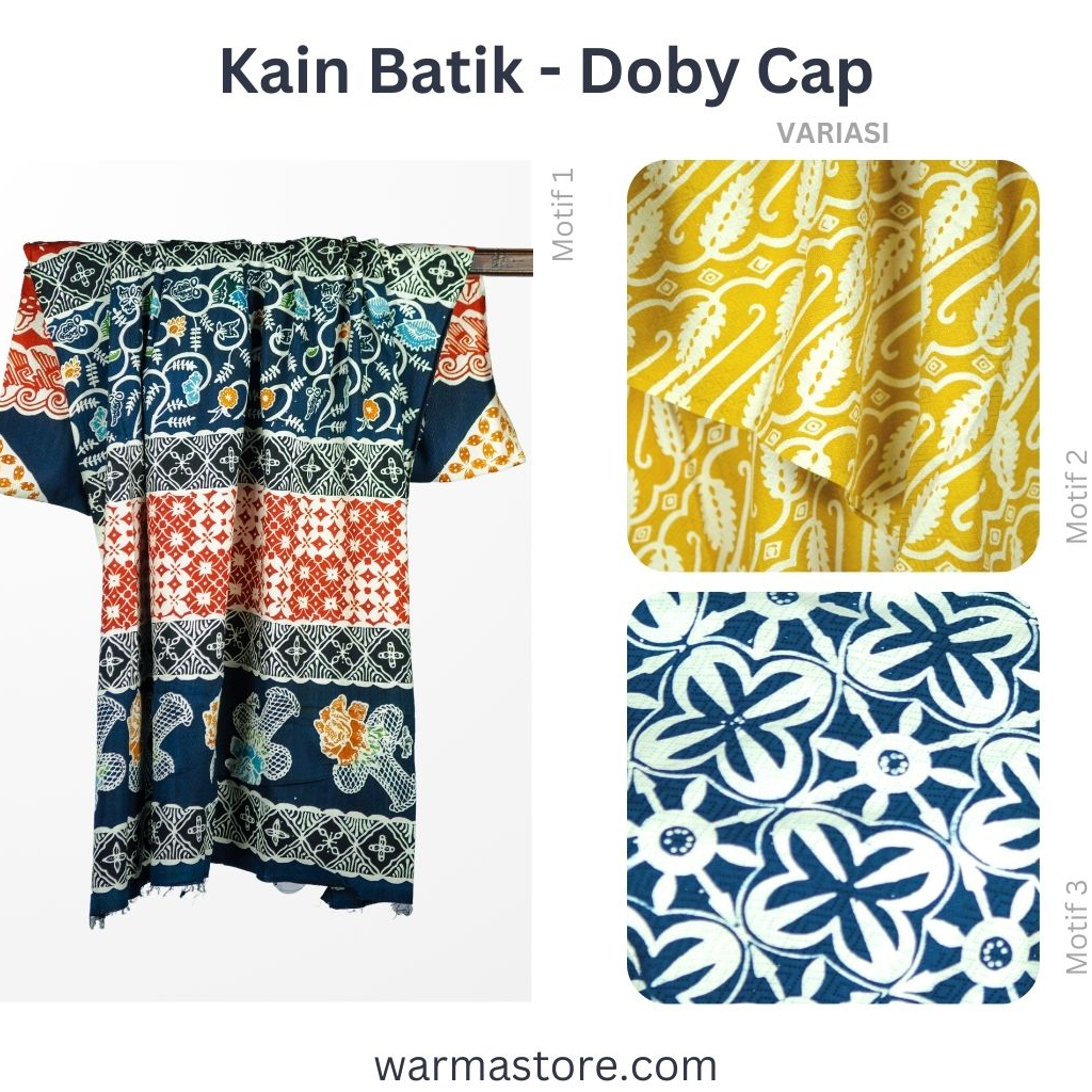 Jual WARMA&TARUM Kain Batik Doby Cap Panjang 2.4 meter | Shopee Indonesia