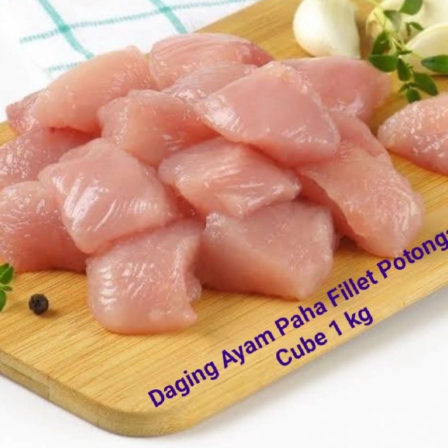 Jual Daging Ayam Paha Fillet Potongan Cube 1 kg | Shopee Indonesia