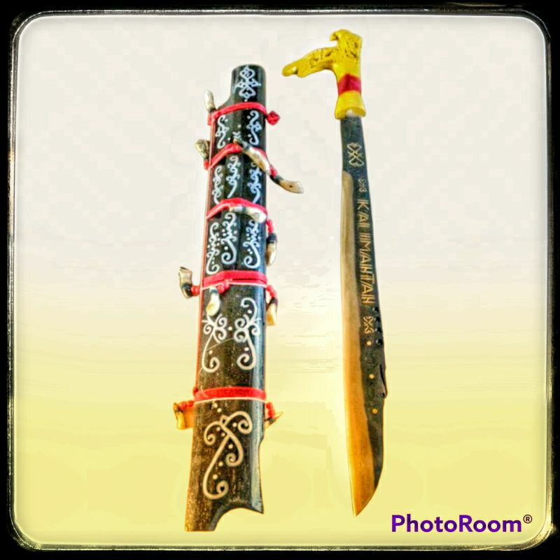 Jual Mandau Dayak kalimantan Mandau panjang 65cm | Shopee Indonesia