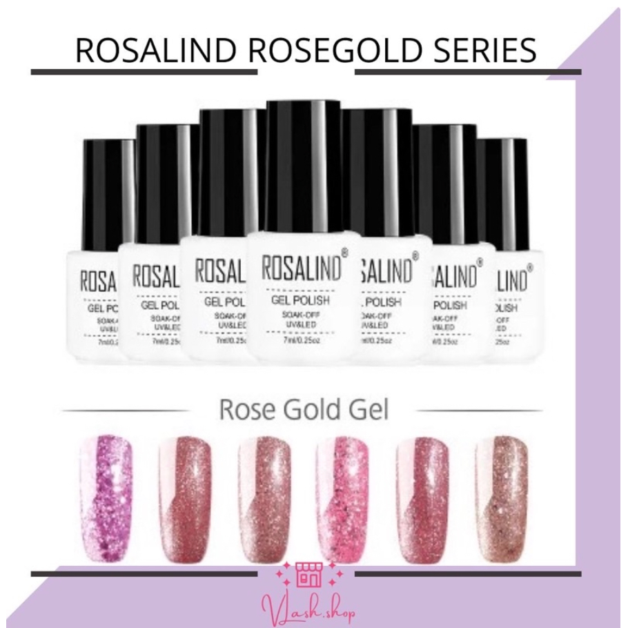 Jual ROSALIND ROSE GOLD GLITTER SERIES | Shopee Indonesia
