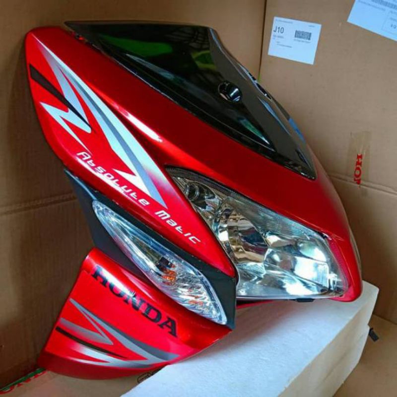 Jual PAKET BODY DEPAN FULLSET HONDA VARIO KARBU VARIO LAMA MERAH ...