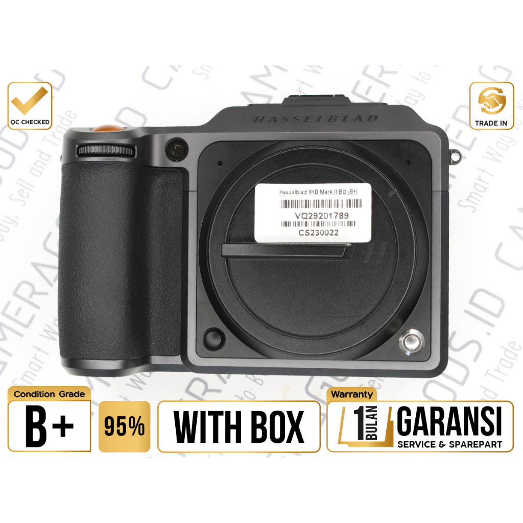 Jual Hasselblad X1D Mark II 50C Medium Format Camera - Grade B+ ...