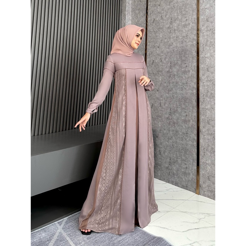 Jual Tarisha dress Original zai muslim wear | Shopee Indonesia