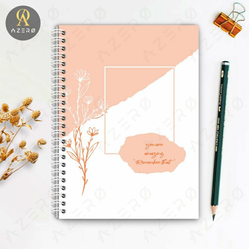 Jual Buku Tulis Catatan Notebook Ring A6 / Notebook Journal / Buku ...