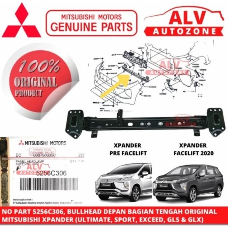Jual BULLHEAD / CROSSMEMBER DEPAN BAGIAN TENGAH BAWAH ORIGINAL ...