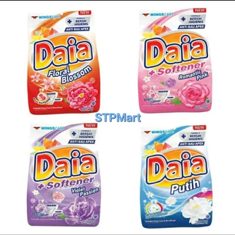 Jual DAIA Deterjen Bubuk + Softener 1,5KG | Shopee Indonesia
