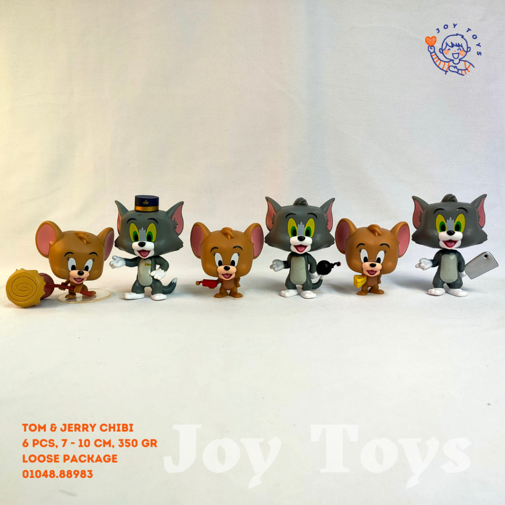 Jual TOM AND JERRY CHIBI 6 PCS FIGURE | Shopee Indonesia