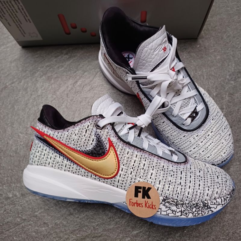 Jual Nike Lebron 20 The Debut || ep white | Shopee Indonesia
