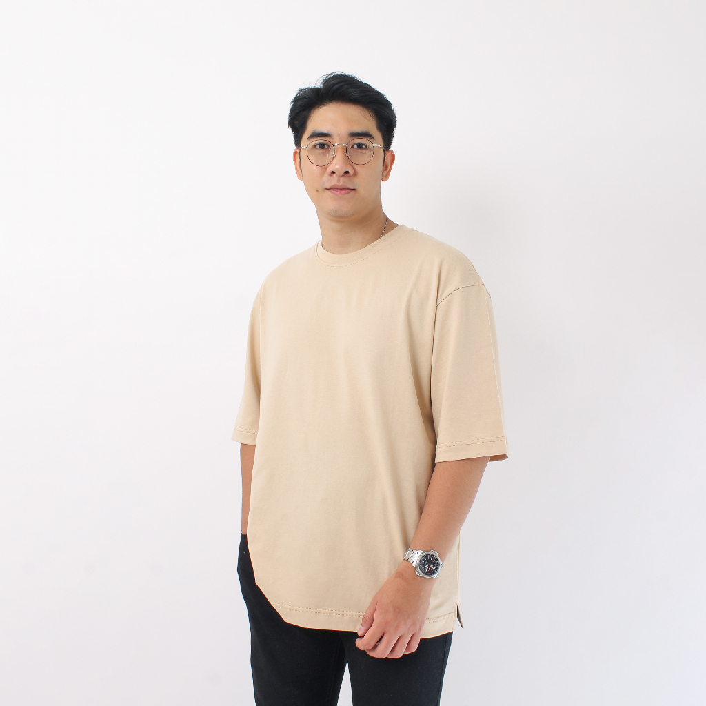 Jual Volda Oversized T-Shirt (Cream) | Shopee Indonesia