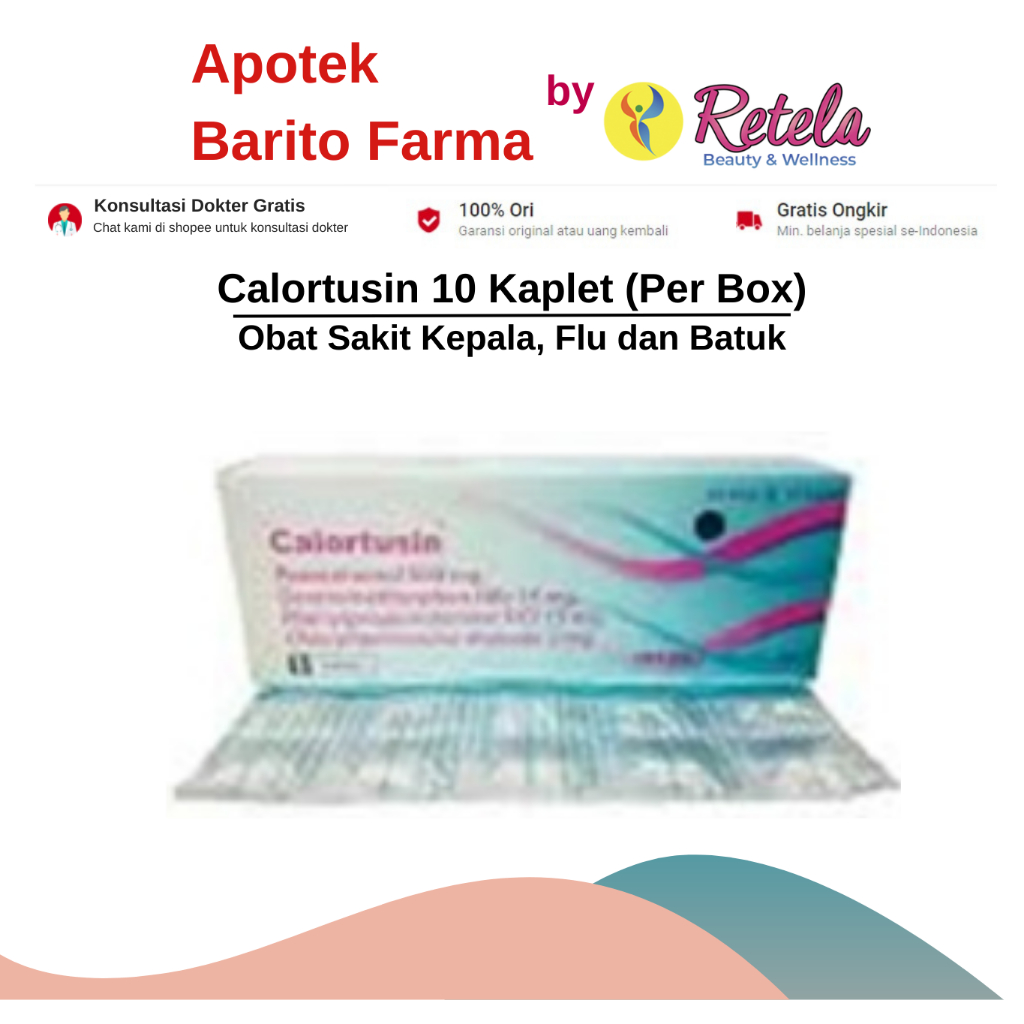Jual Calortusin 10 Kaplet (Per Box) | Shopee Indonesia